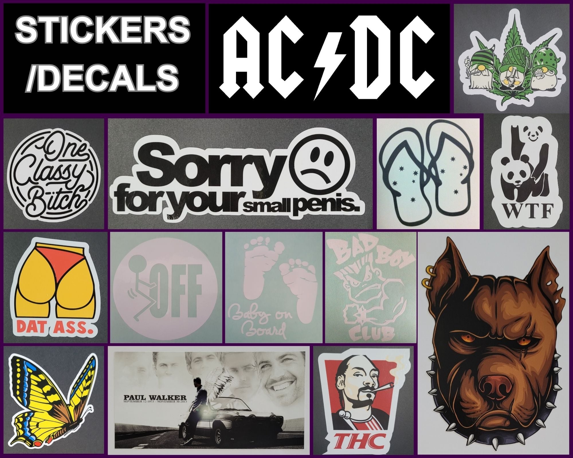 Stickers / decals – wazstickers